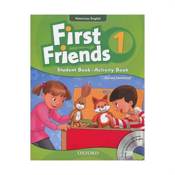 خرید کتاب First Friends 1 ویرایش دوم- رحلی -همراه با سی دی - واژگان